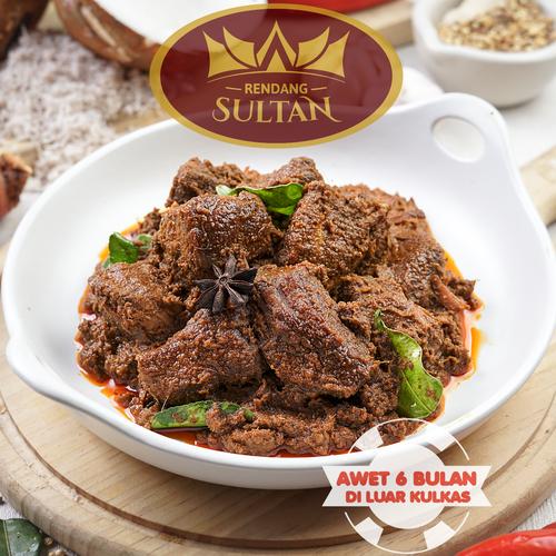 Jual Rendang kemasan daging sapi 250gr rendang sapi rendang sultan instan - Tidak Pedas ...