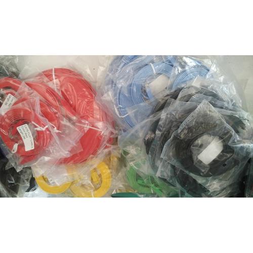 Jual Kabel LAN Cat6 Flat 2 Meter Hijau/Merah/Hitam/Biru/Kuning - Hitam ...