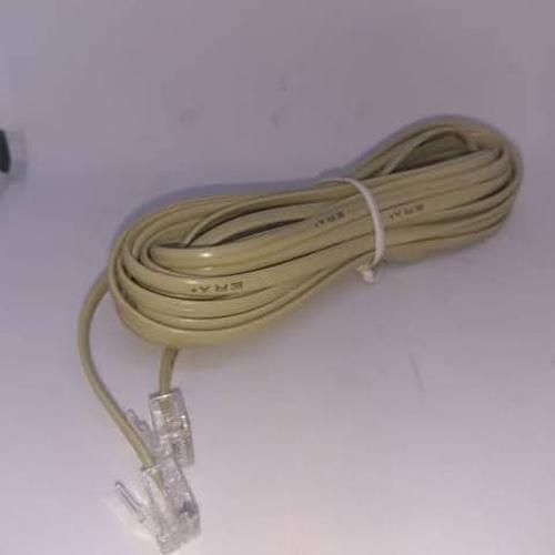 Jual Kabel Telepon 5m isi 4 Plus RJ11 Pakai Kabel Telepon Telephone ...