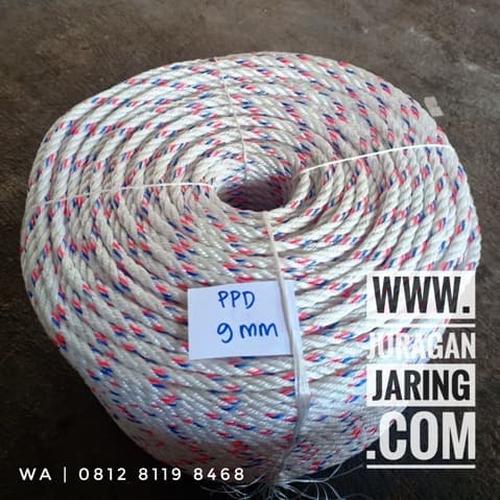 Jual tali tambang ppd 9 mm per roll panjang 200 meter untuk ikat barang ...