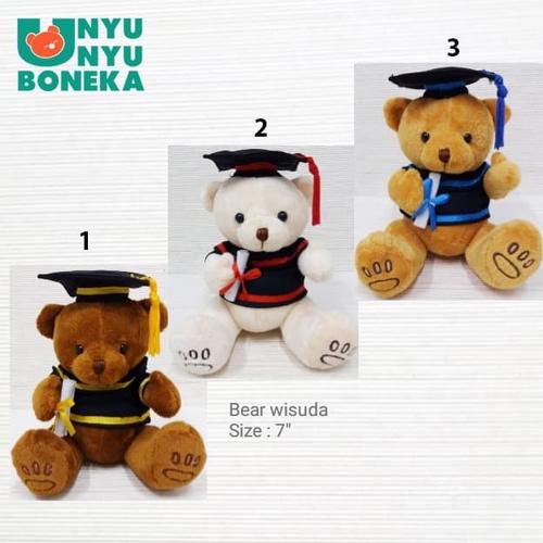 Jual Boneka toga wisuda Teddy Bear 20cm graduation souvenir campus ...