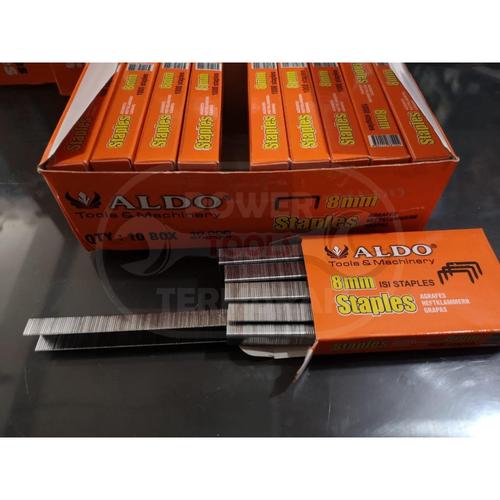 Jual ISI STAPLES U ALDO 8 MM (1 pak isi 1000 pcs) ISI GUN TUCKER MANUAL ...