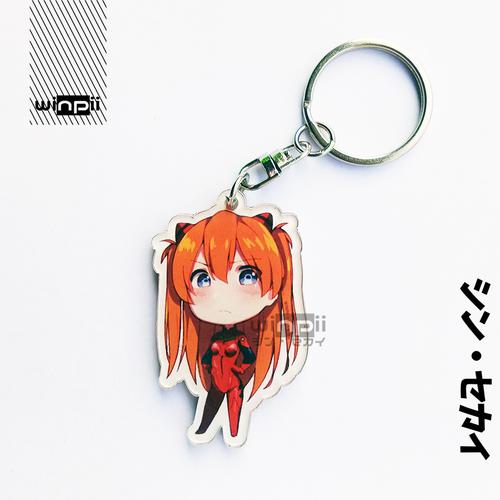 Jual Keychain Akrilik Asuka Langley Anime Neon Genesis Evangelion - Kab ...