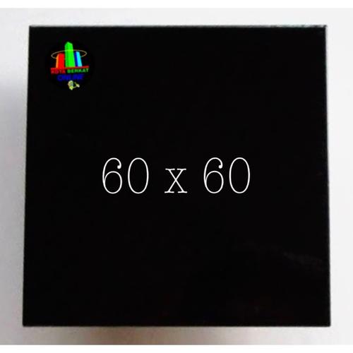 Jual GRANIT HITAM GLOSSY/ GRANIT TILE Warna HITAM UK 60x60 - Kota ...