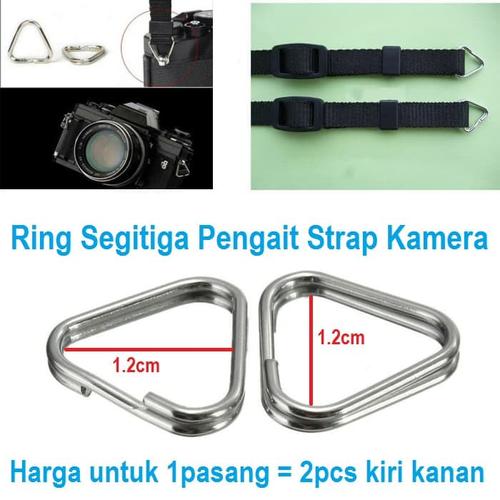 Jual 1pasang Ring Segitiga Strap Camera Ring Pengait Tali Kamera Kanan ...