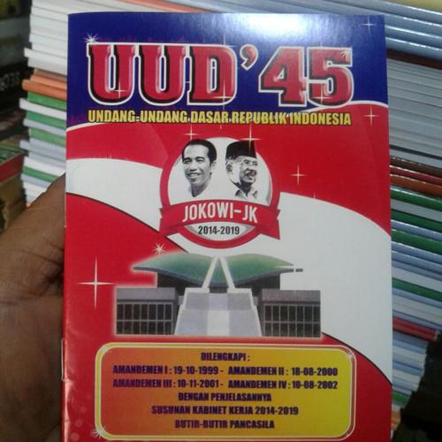 Jual BUKU UUD '45 TAHUN 1945 UKURAN KECIL - Kota Surakarta - Pustaka ...