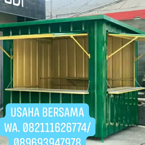 Jual booth container P3xL2xT2 - Biru Muda - Kota Tangerang - ub usaha ...