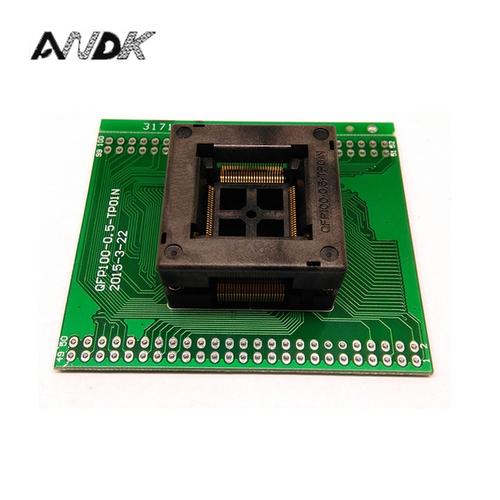 Jual TQFP100 FQFP100 QFP100 to DIP100 Programming Socket OTQ1000509 ...