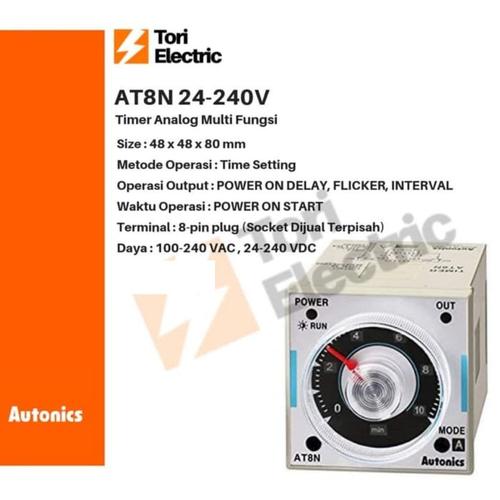 Jual AUTONICS AT8N Analog Timer Plug 8 Pin 100% ORI - Kota Bandung ...