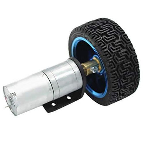 Jual High Torque Motor DC 12V 130RPM with wheel - Kota Bandung ...