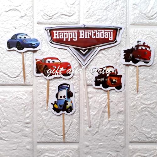 Jual Topper Cake Cars / Cake Topper Cars / Topper Cup Cake Cars ...
