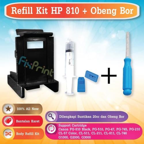 Jual Refill Kit PG 810 CL 811 + Obeng Bor Cartridge Canon PG745 CL746 ...