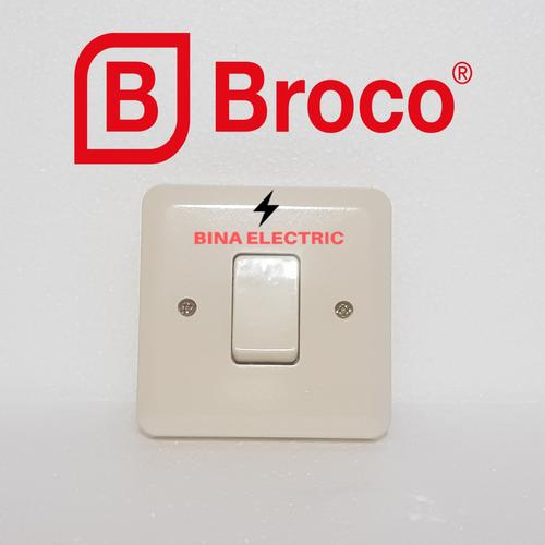 Jual Saklar Engkel IB New Gee Broco 6611 / Saklar Single IB Broco NG ...