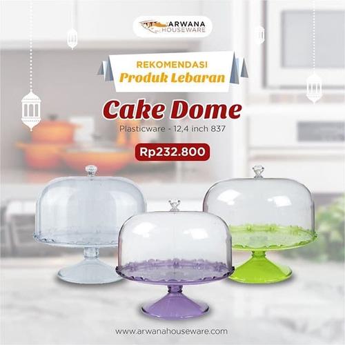 Jual [BENING] Cake Dome Display Multifungsi Wadah Kue Tempat Roti 837 ...