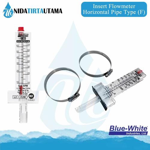 Promo Flow Meter 4 in / Insert / horizontal piping / blue white F 30400 ...
