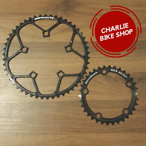 Jual Extralite Octaramp Road Chainring - RC2 Road Compact 50-34 94 Gram ...