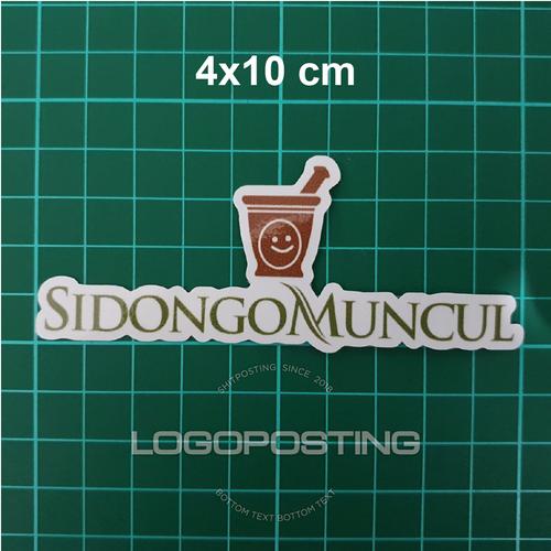 Jual SIDONGO MUNCUL - Sticker Logoposting Sido Muncul Stiker - Kab ...