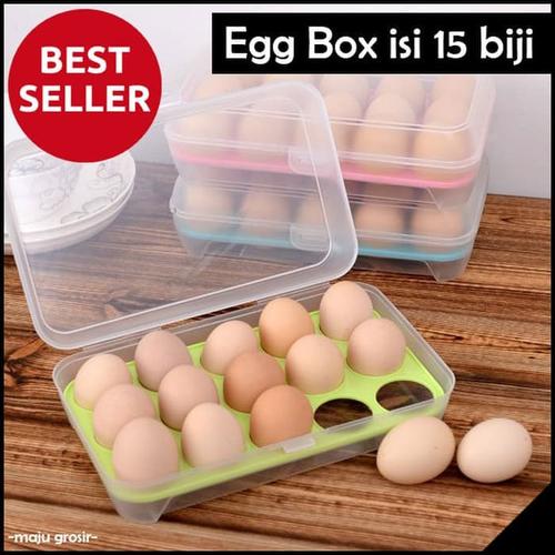 Jual Box Telur/Tempat telor/kotak telur 15 sekat/egg box - Kab. Bekasi ...