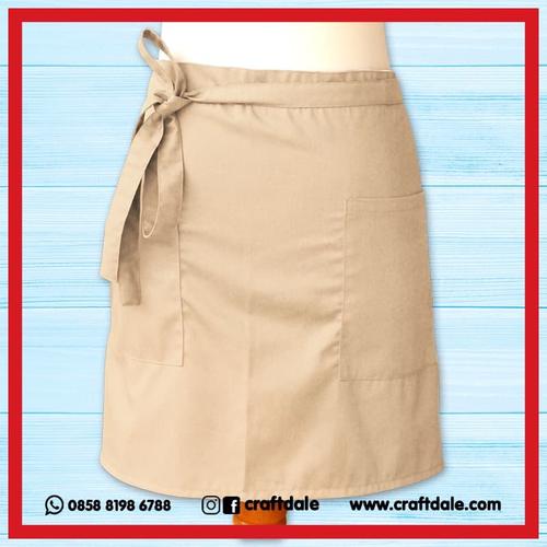 Jual half body Celemek/apron - Coklat muda (apron pinggang) - Jakarta ...