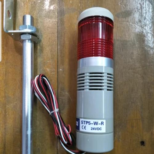 Jual LAMPU TOWER 1 warna merah nyala Diam Steady Tower Light Shemsco ...