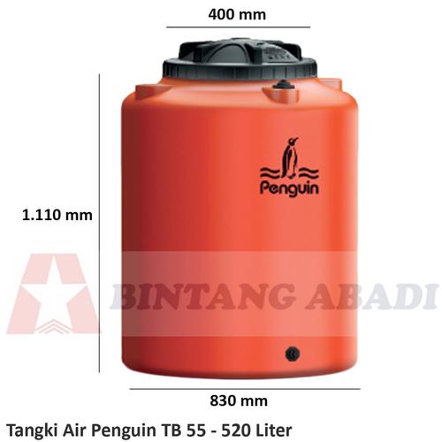 Jual Penguin Tangki Air PVC 520 Liter TB 55 Toren Torn Tandon Water ...