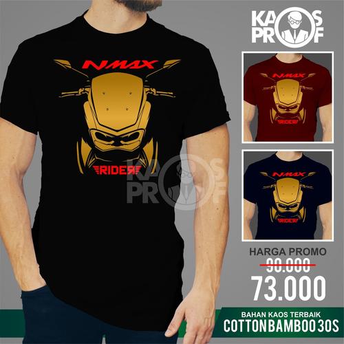 Jual Kaos baju pakaian otomotif Motor Yamaha Nmax Cotton Bamboo Katun ...