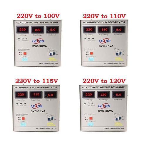 Jual Avr Transformer Step down 3000Watt 220v to 100v 110v 120v ...