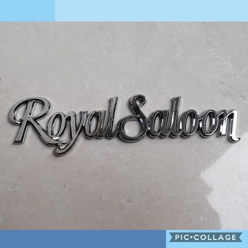 Jual emblem tulisan ROYAL SALOON untuk toyota crown - Jakarta Pusat ...