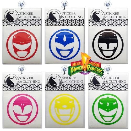 Jual 1 pc stiker Power Rangers Logo Cutting Sticker untuk Mobil Motor ...