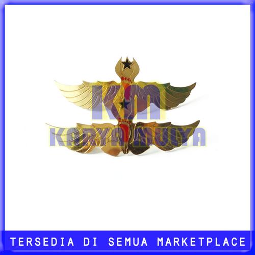 Jual Wing Tapak Merah Bintang Hitam Ful Logam - Lencana Tapak Pramuka ...