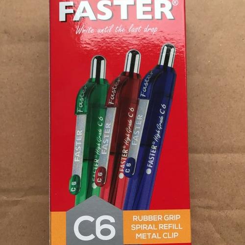 Jual ballpoint Faster C6 - Jakarta Barat - Glorious Stationery | Tokopedia