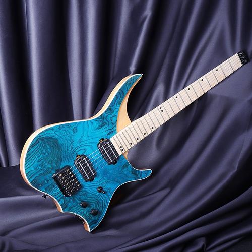 Jual DELTA Gitar Elektrik Biru Neck Bahan Kayu Maple Solid dengan ...