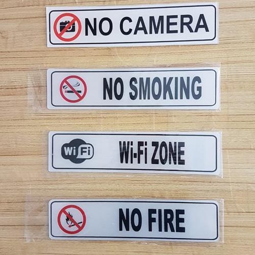 Jual SIGN AKRILIK K3 RAMBU SAFETY ANEKA SIGN HARGA SATUAN UK 4.5X19.5CM ...
