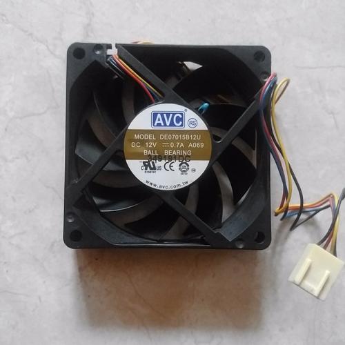 Jual FAN KIPAS PWM 7CM ORIGINAL AVC DE07015B12U 0.7A 4PIN - Kota Bekasi ...