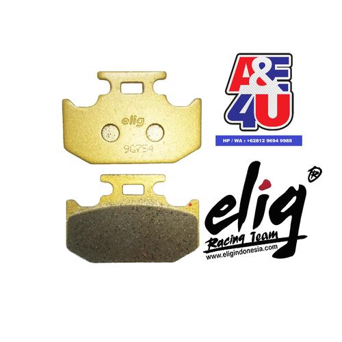 Jual ELIG EM-100 STD Brake Pads for REAR Yamaha R15 V3 & Vixion v3 ...