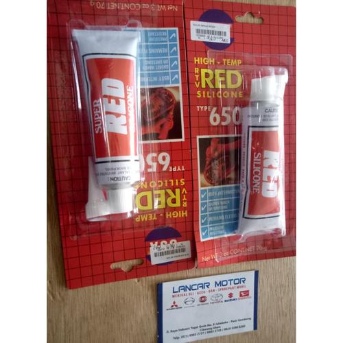 Jual Auto Sealer/Super Red Silicone/RTVKaret Hitam/Lem Sealer Merah 70 ...