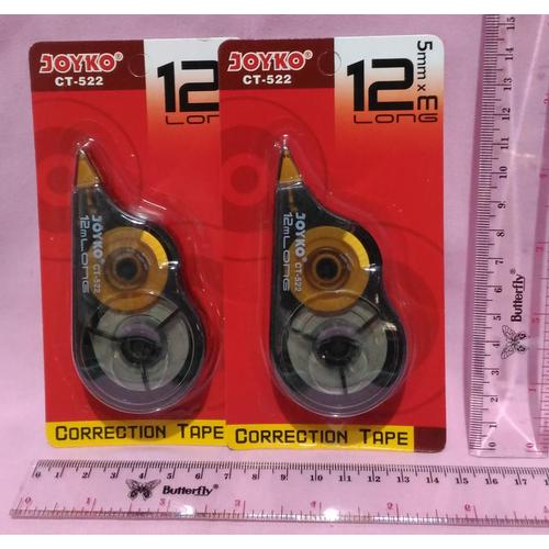 Jual Tipe X Kertas Correction Tape Joyko CT 522 12m READY STOCK - Kota ...