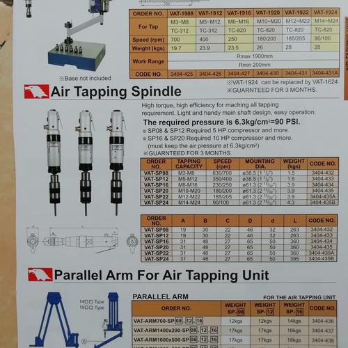 Jual vertex tapping spindle sp 08.sp 12 /pc - Kota Surabaya - Vertex ...