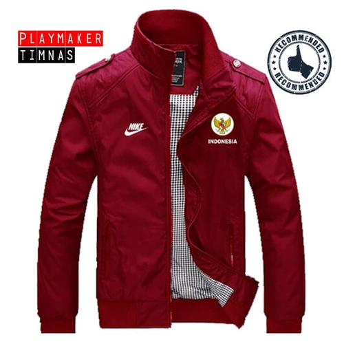 Jual Jaket Bola Timnas Indonesia Model Sporty Terbaru - L - Kab ...