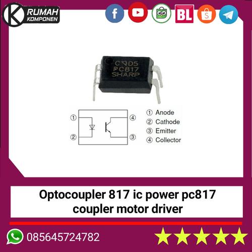 Jual Optocoupler 817 ic power pc817 coupler motor driver arduino modul ...