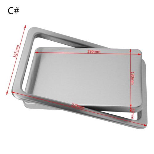 Jual Trash Bin Counter Top Cover Builtin Flap Garbage Can Lid For - Kab ...