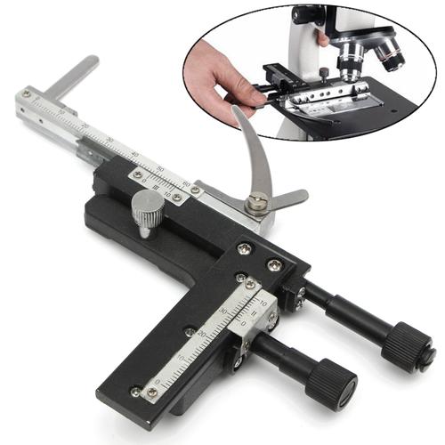 Jual Microscope Attachable Mechanical Stage X-Y Moveable Stage - Kab ...