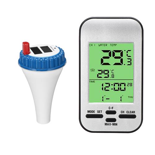 Jual Wireless Remote Floating Digital Thermometer Swimming Pool - Kab ...