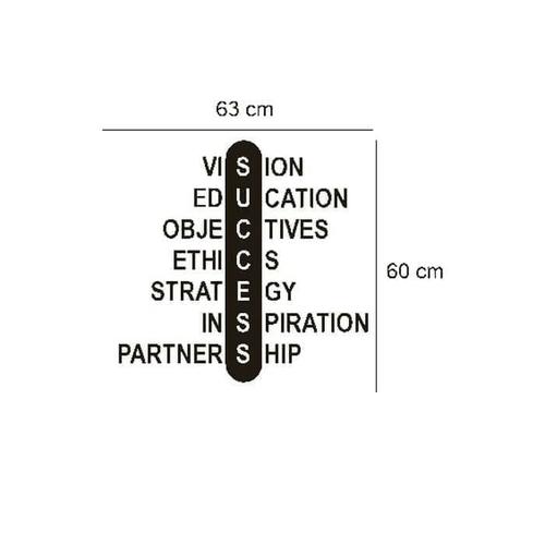 Jual Stikerr Vision Success Quotes Wall Sticker Dingding Kaca Kantor ...