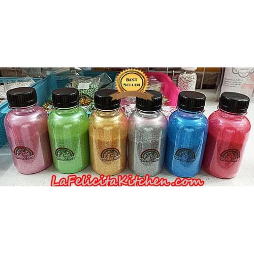 Jual PINK HOT 100G SPRINKLES GOLD SANDING SUGAR EDIBLE CAKE KUE FOOD GULA - Biru - Jakarta Barat ...