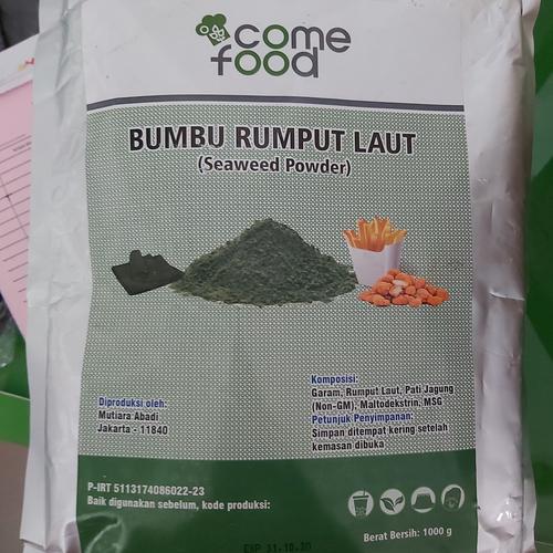 Jual COME FOOD bumbu tabur SEAWEED bumbu RUMPUT LAUT / SEAWEED powder ...