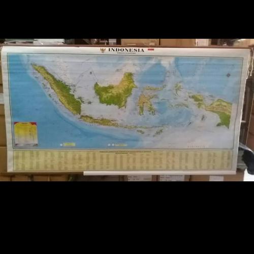 Jual peta bingkai ukuran besar 179 x 102 - Kota Surabaya - pustaka ...