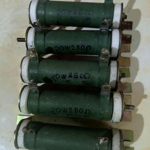 Jual resistor wirewound 20w 250ohm resistor bambu enamel - Kota ...