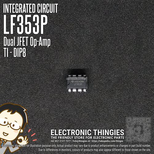 Jual LF353N TI DIP8 LF353 Dual JFET Op-Amp - Kota Cimahi - Electronic ...