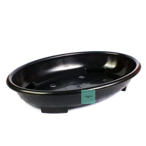 Promo pot bunga tanaman bonsai oval 08 warna hitam 40cm - Kota ...